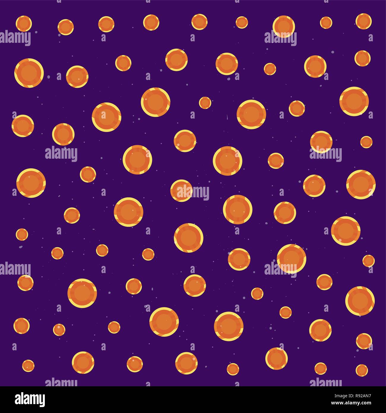 coins video game purple background vector illustration Stock Vector ...