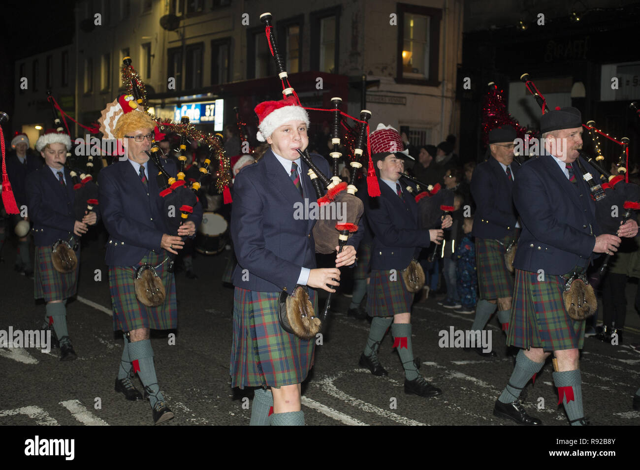 Scottish city Perth hosts the 2018 Christmas lights switch on in the ...