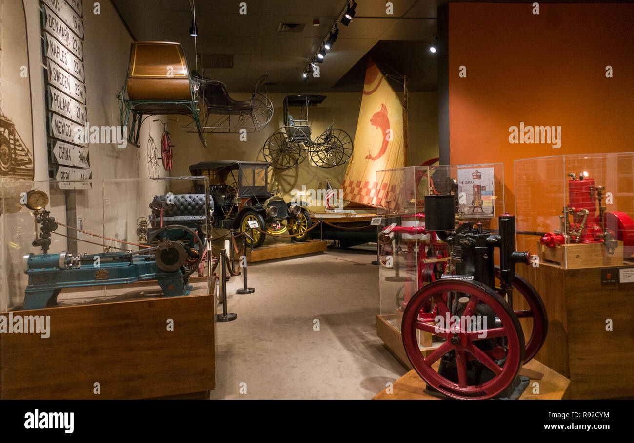 Maine State museum Augusta Stock Photo - Alamy