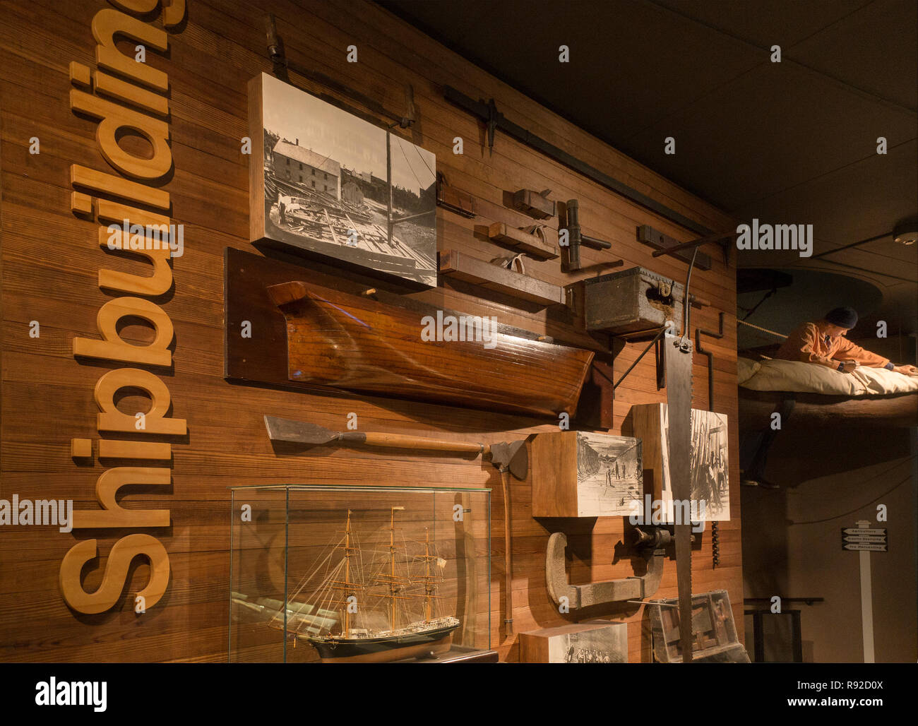 Maine State museum Augusta Stock Photo - Alamy