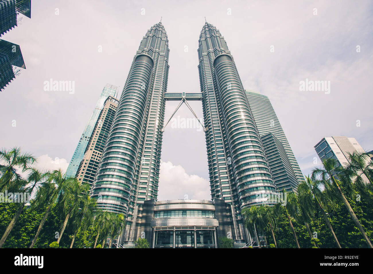 June 12, 2018 - Petronas Towers in Kuala Lumpur, Malaysia, June 2018 ...