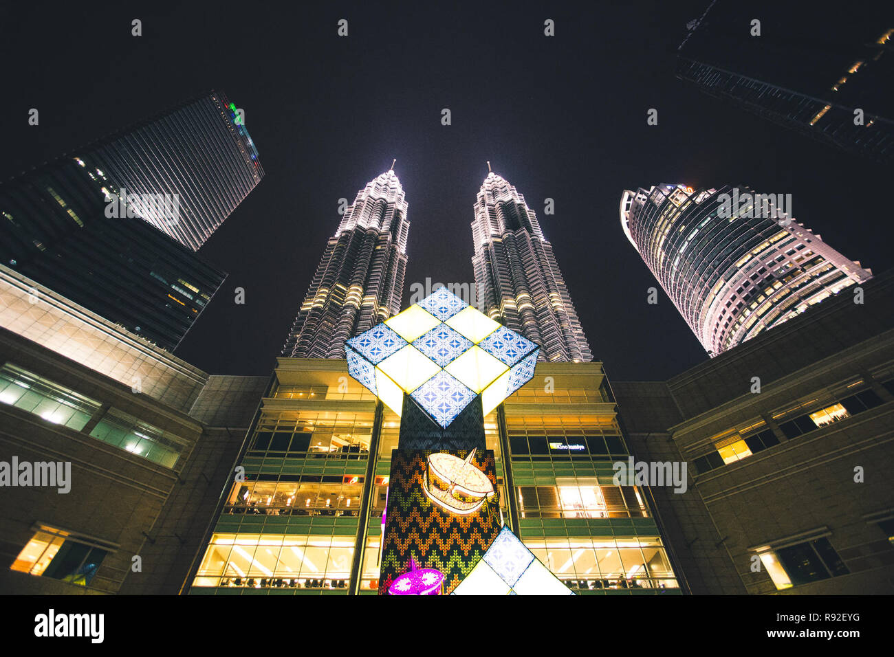 June 12, 2018 - Petronas Towers in Kuala Lumpur, Malaysia, June 2018 ...