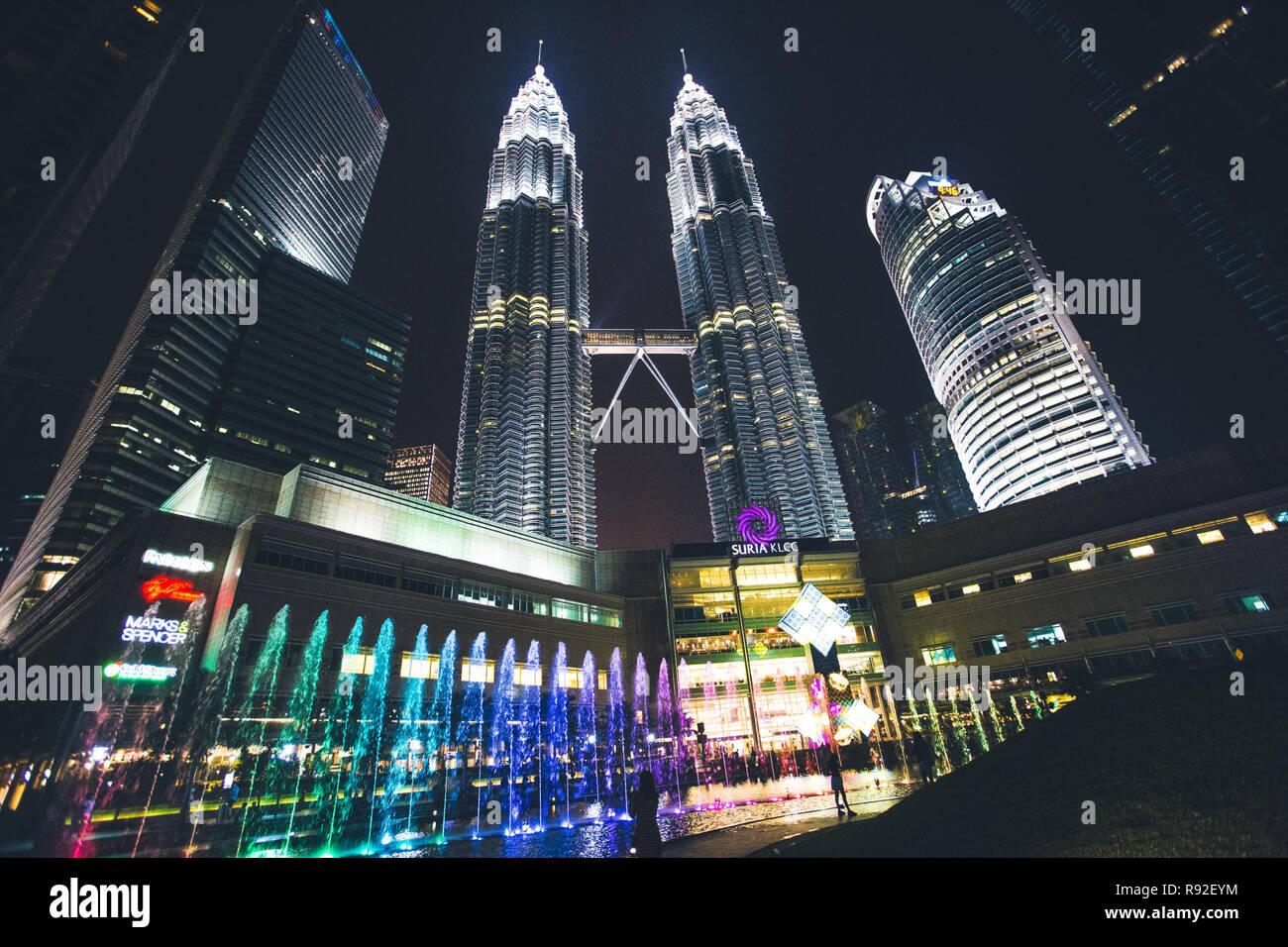 June 12, 2018 - Petronas Towers in Kuala Lumpur, Malaysia, June 2018 ...