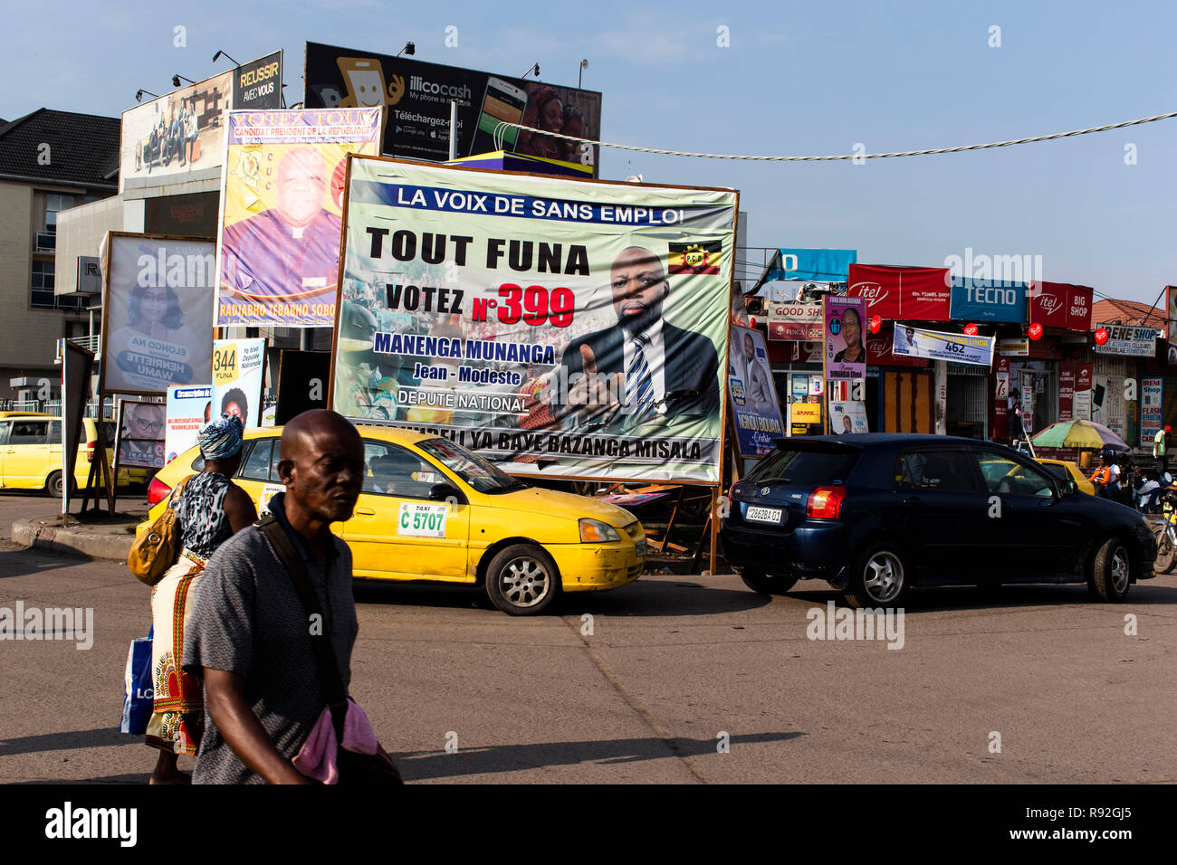 Kinshasa congo streets hi-res stock photography and images - Alamy