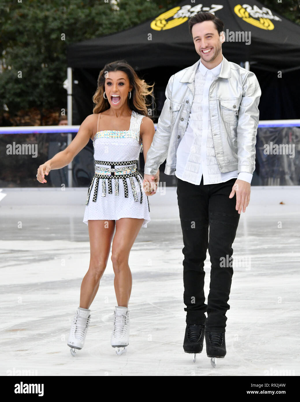 London, UK. 18th December, 2018. Melody Thornton, Alexander Demetriou ...