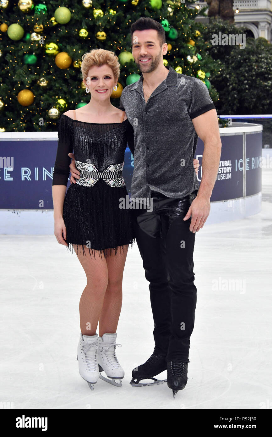 London, UK. 18th December, 2018. Jane Danson, Sylvain Longchambon at ...