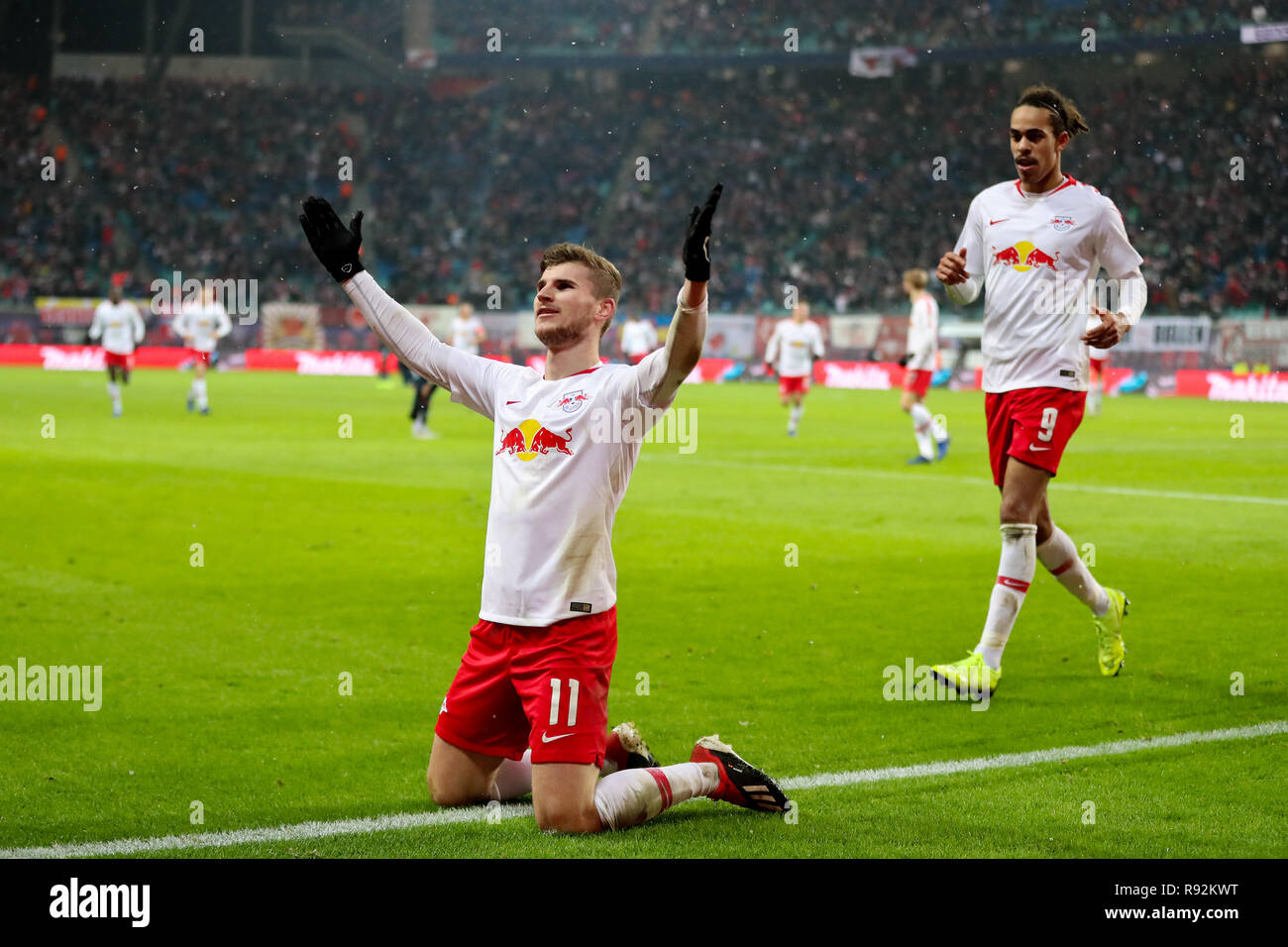 Leipzig, Germany. 16th Dec, 2018. Soccer: Bundesliga, 15th matchday, RB ...