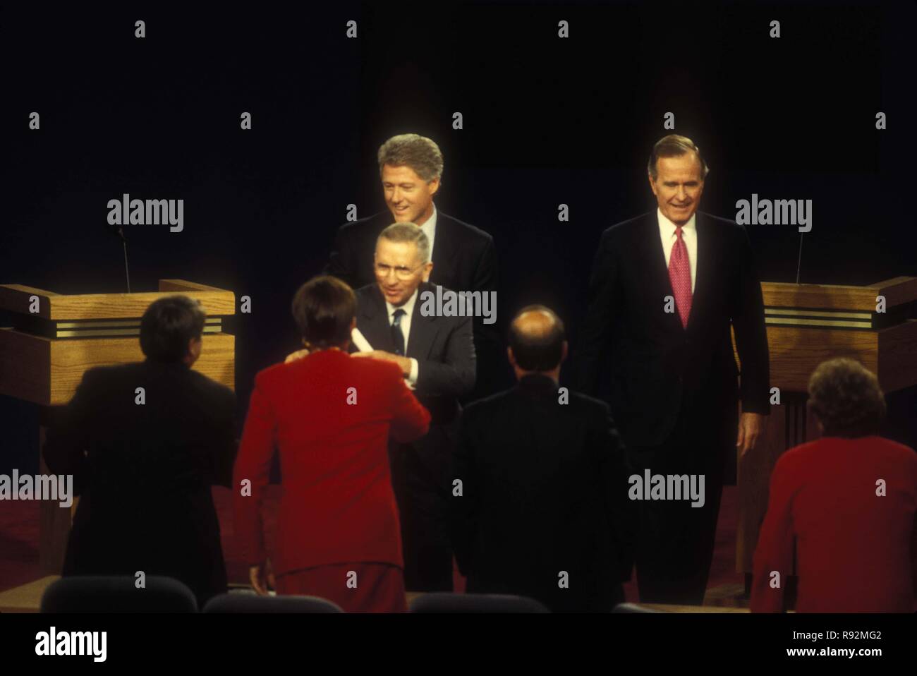 Bush perot clinton debate hi-res stock photography and images - Alamy