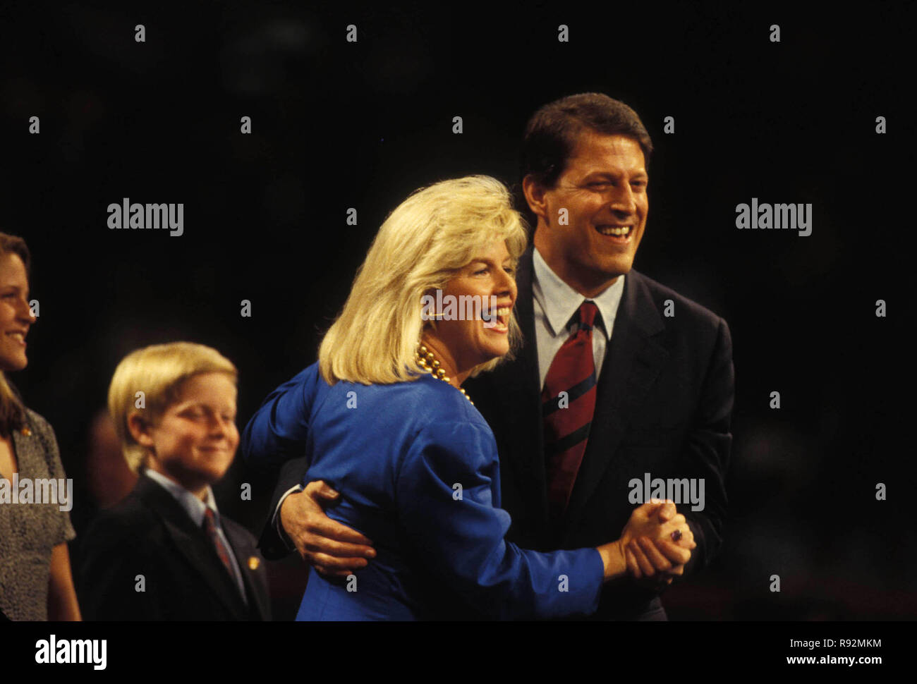 Jul. 16, 1992 - AL GORE WITH WIFE TIPPER GORE AKA Mary Elizabeth ...