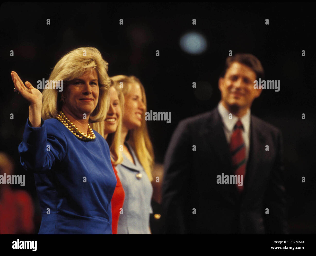 Jul. 16, 1992 - TIPPER GORE AKA Mary Elizabeth Aitcheson WITH AL GORE ...
