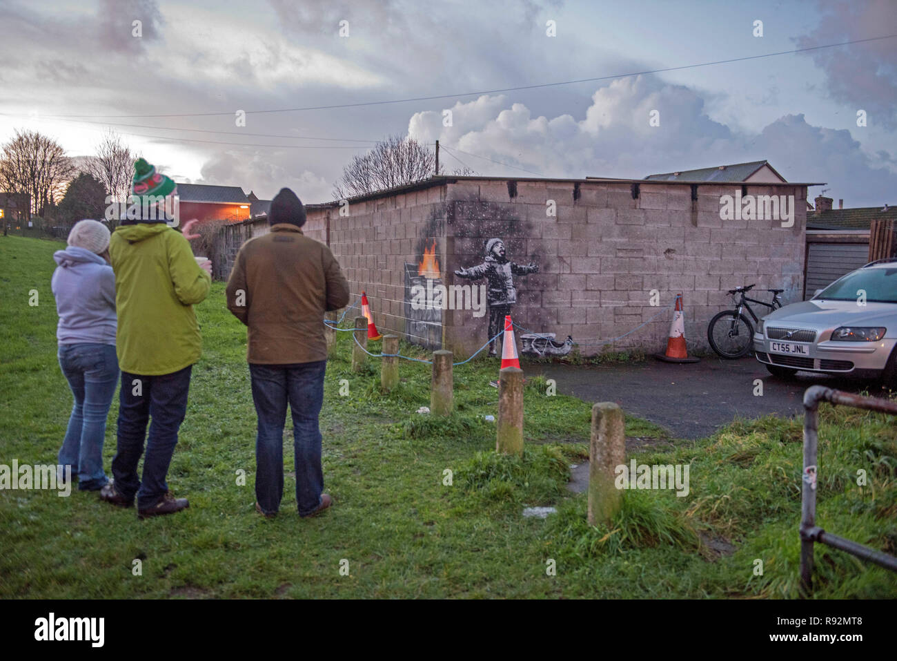 Port Talbot, Wales, UK. 19th December, 2018. Local residents of Taibach ...