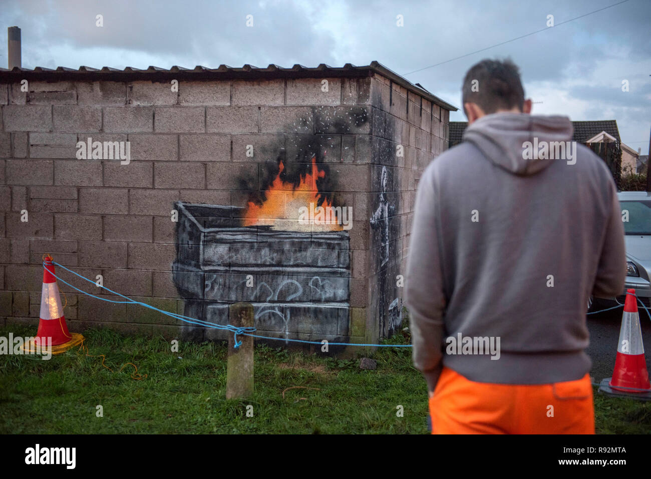 Port Talbot, Wales, UK. 19th December, 2018. Local residents of Taibach ...