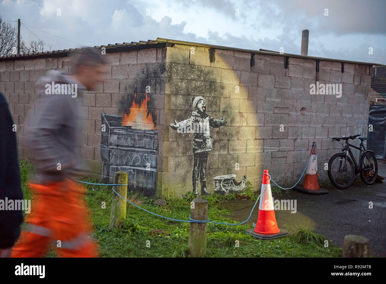 Port Talbot, Wales, UK. 19th December, 2018. Local residents of Taibach ...