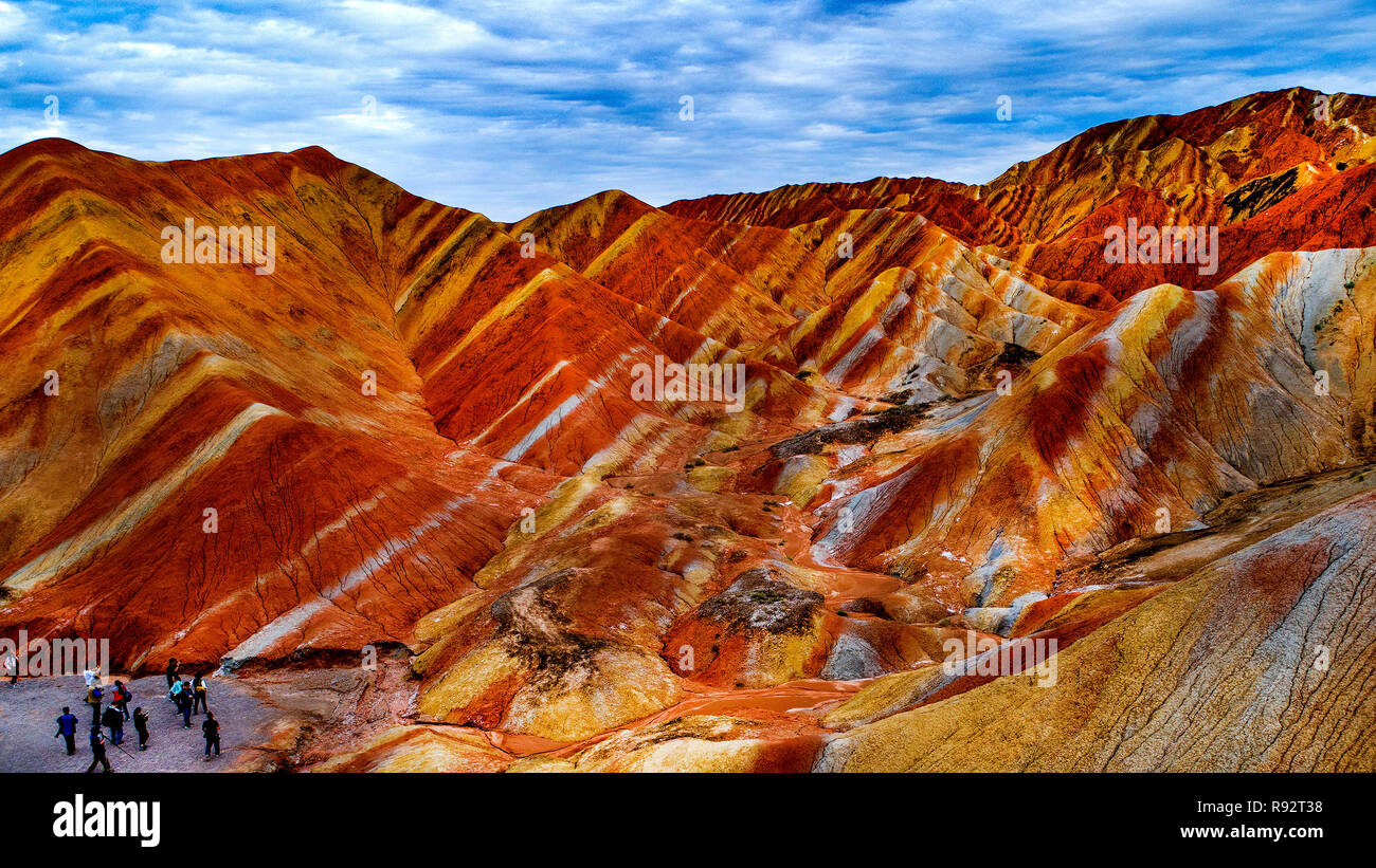 Beijing, China. 5th Sep, 2018. Aerial photo taken on Sept. 5, 2018 ...