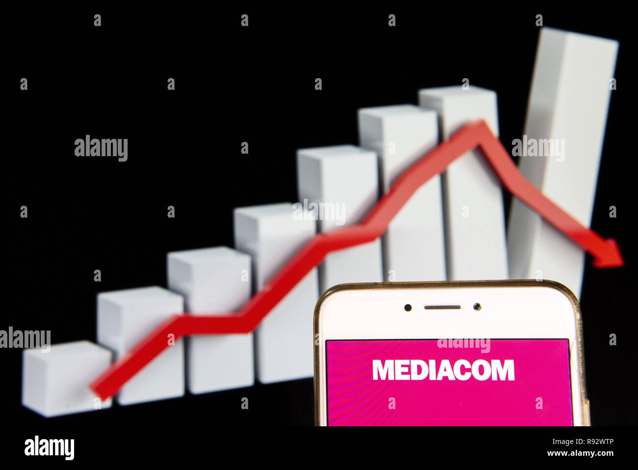 Hong Kong. 14th Dec, 2018. British media agency networks MediaCom logo ...