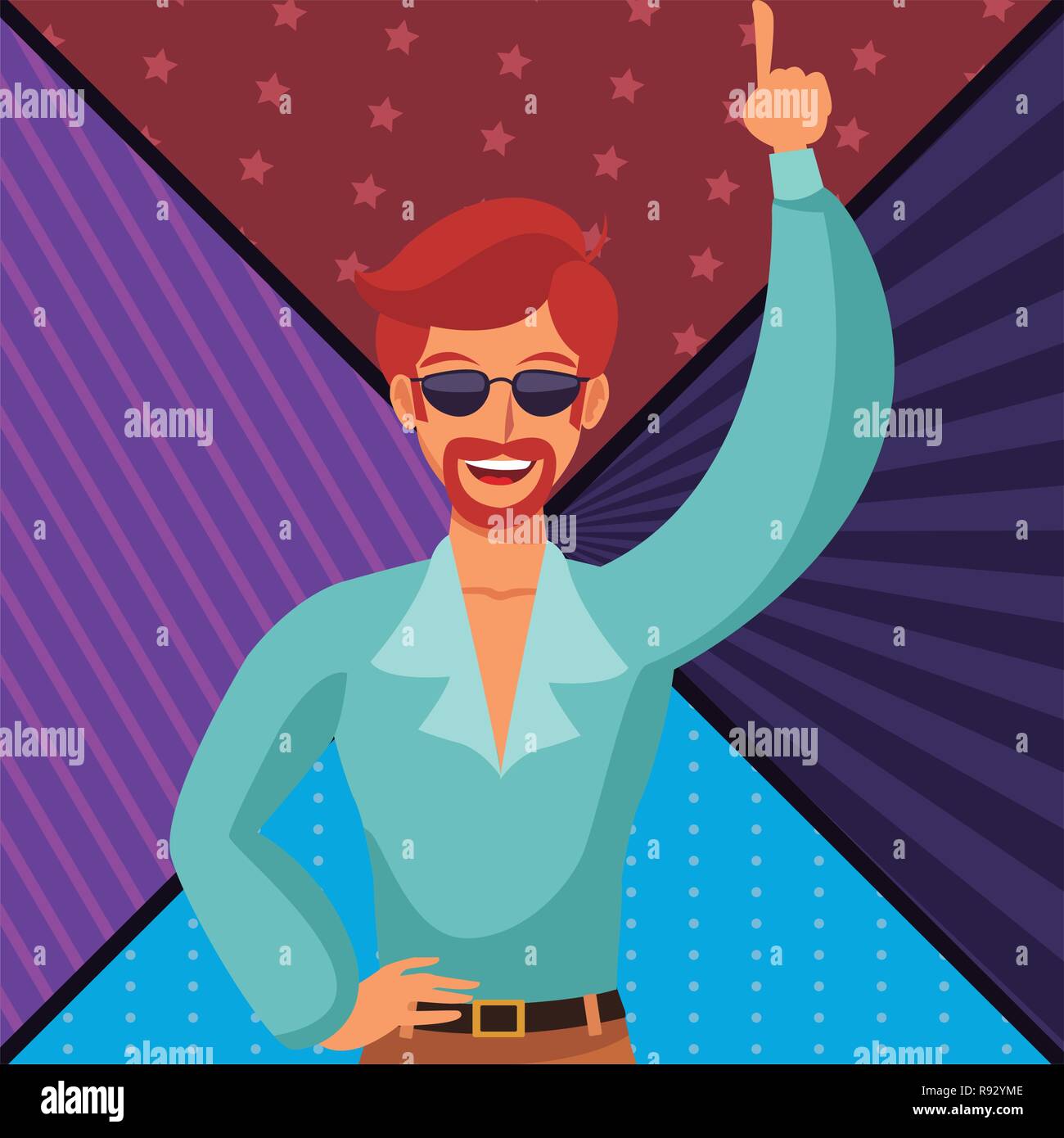 Vintage concert crowd vintage Stock Vector Images - Alamy
