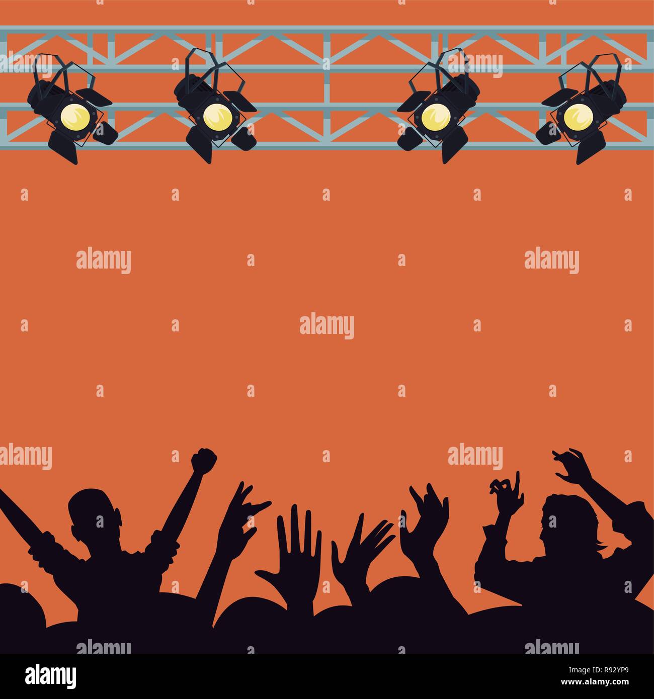 Stage lights up Stock Vector Images - Alamy