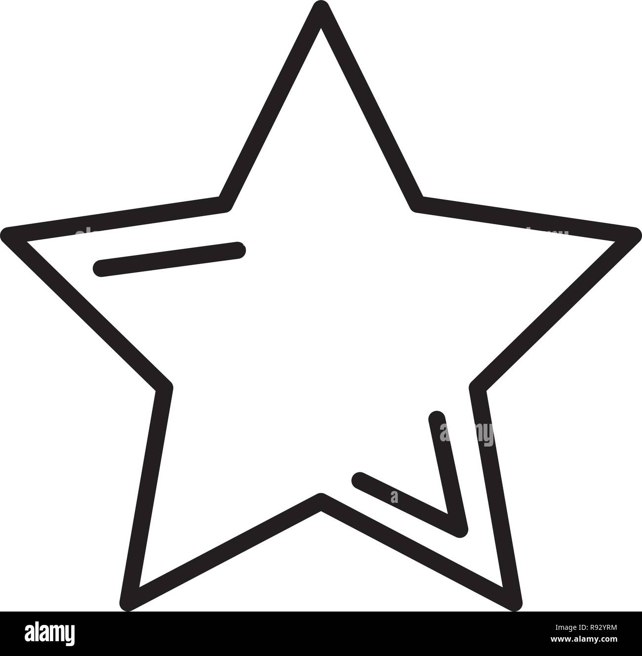 Star shape symbol Stock Vector Image & Art - Alamy
