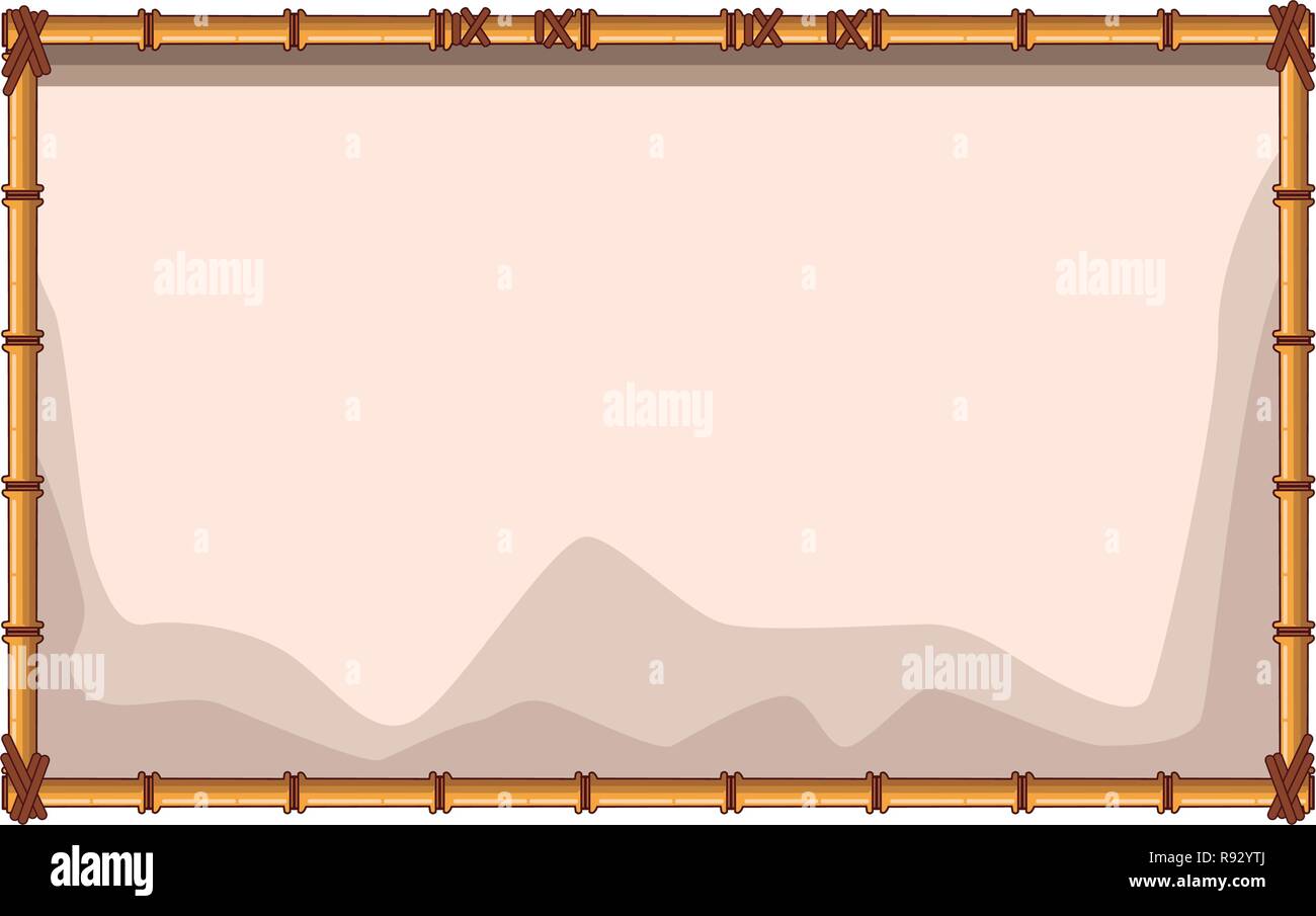 Bamboo blank sign Stock Vector Image & Art - Alamy