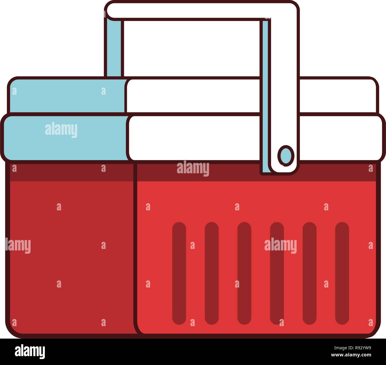 Cooler container cartoon black and white Stock Vector Image & Art - Alamy