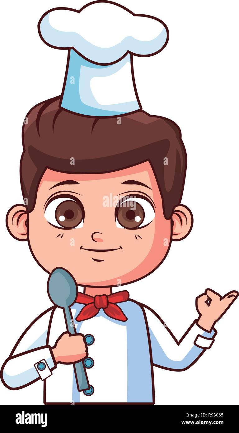 Chef boy cartoon Stock Vector Image & Art - Alamy