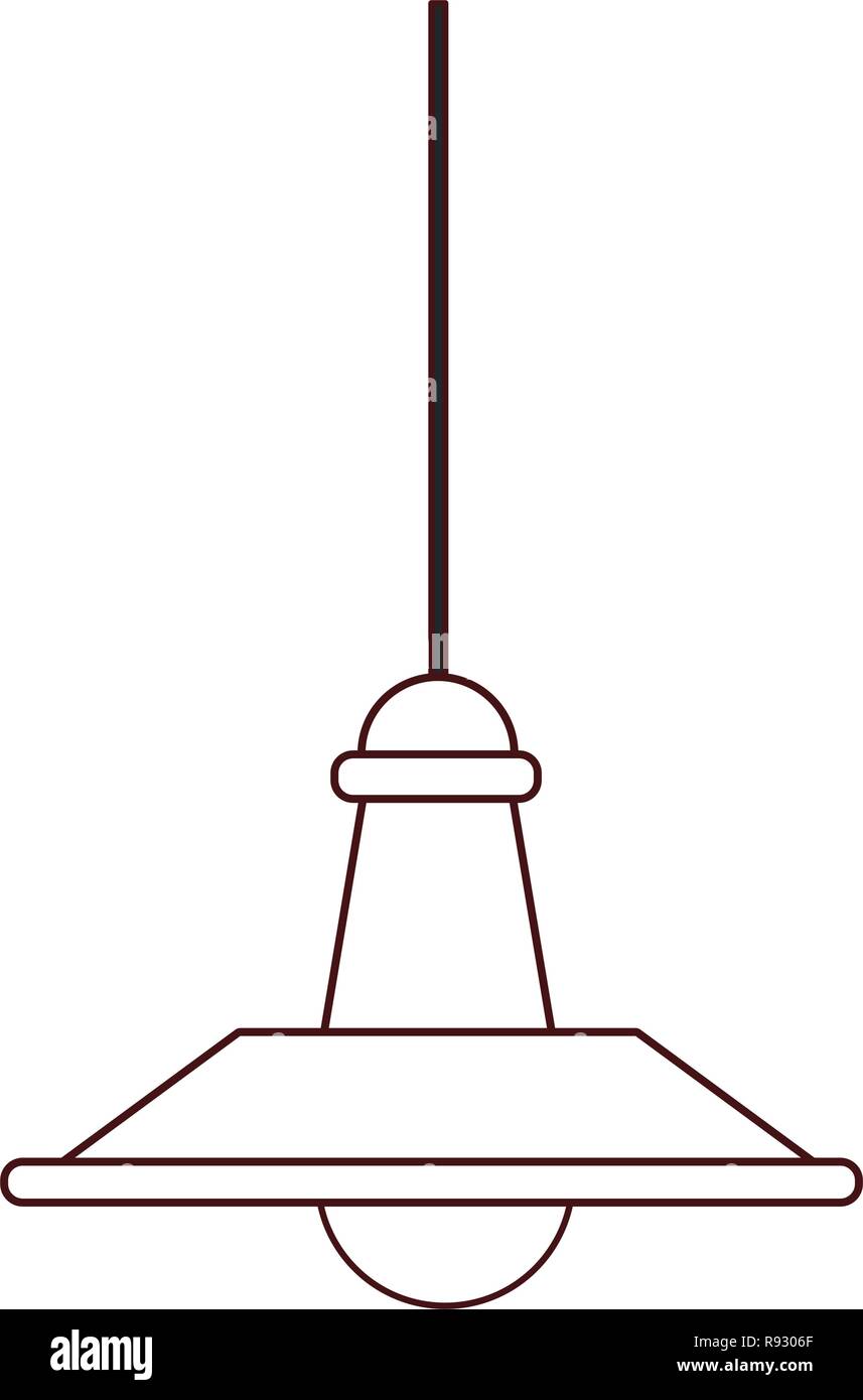 Old roof lamp Stock Vector Images - Alamy