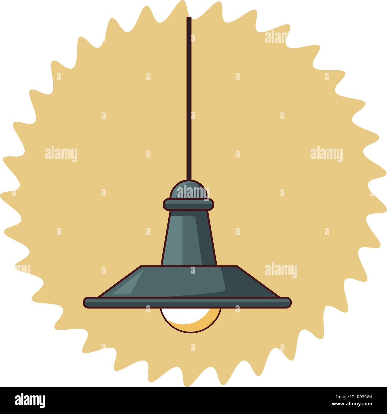 Roof light lamp Stock Vector Image & Art - Alamy