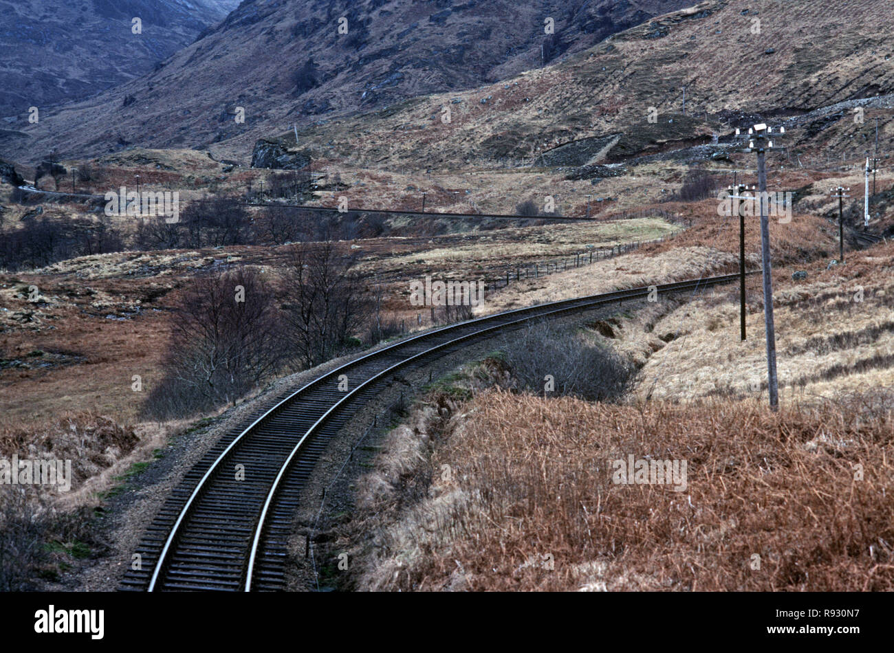 West Highland Line, Lochaber, Highlands, Scotland Stock Photo - Alamy