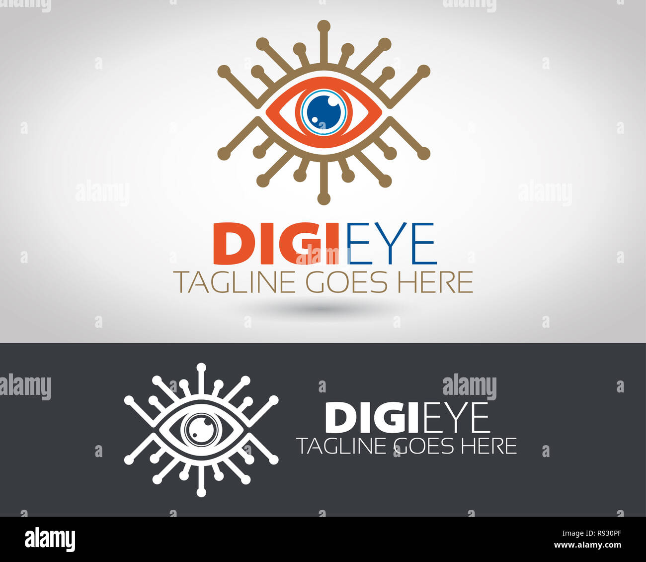 Digital Eye Logo Stock Photo - Alamy