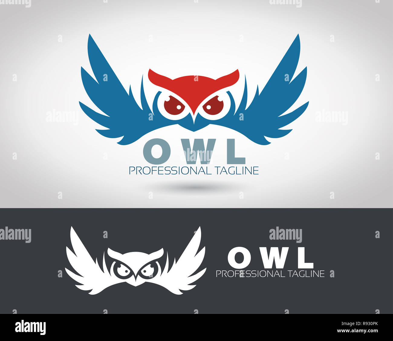Owl technology logo hi-res stock photography and images - Alamy