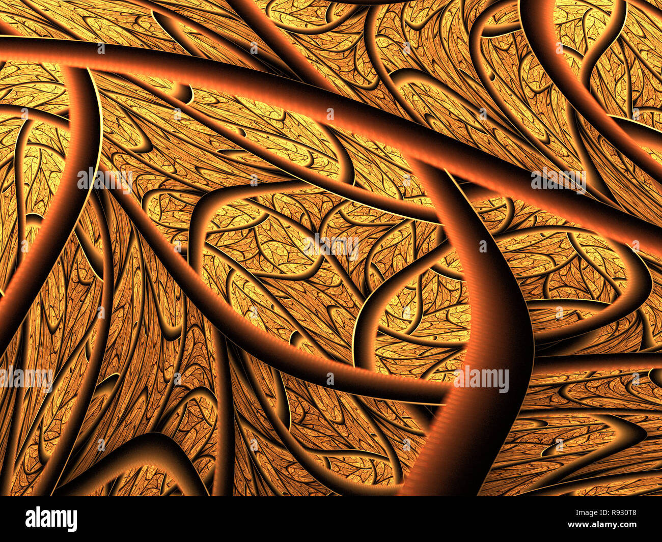 Structure of a leaf. Texture fractal design Stock Photo - Alamy