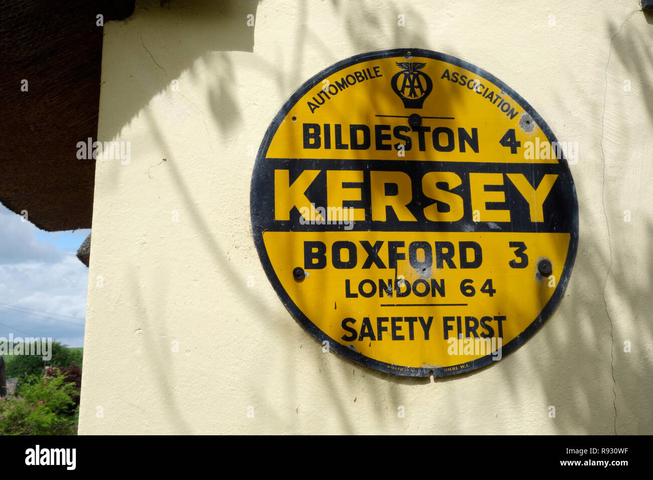 Old aa signs hi-res stock photography and images - Alamy