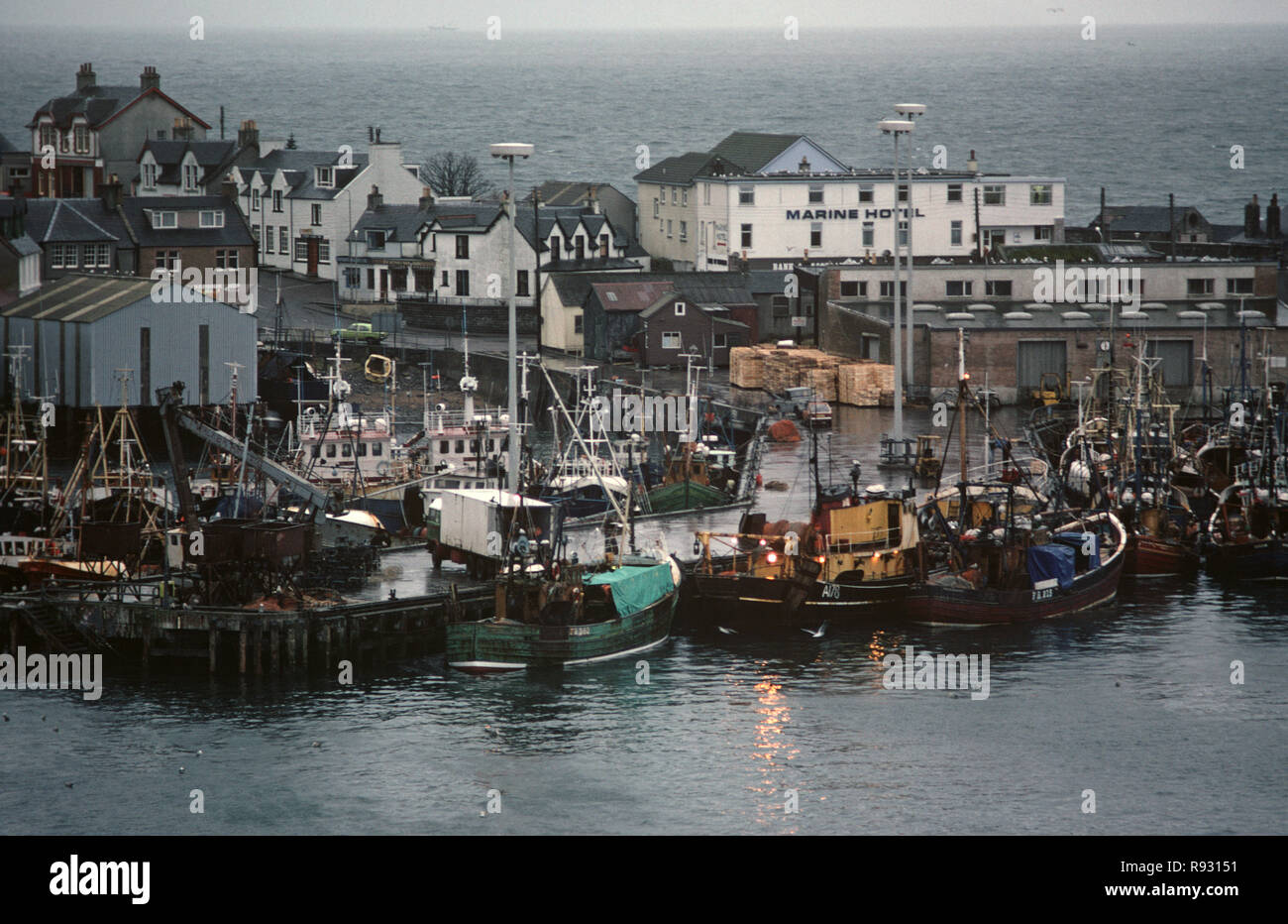 The West Highland Line Terminus at Mallaig, Highlands, Scotland Stock ...
