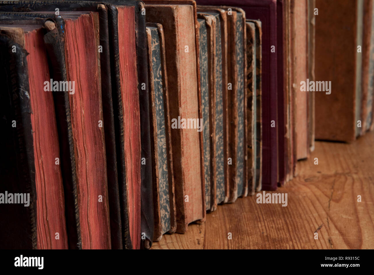 Old antique vintage books Stock Photo - Alamy