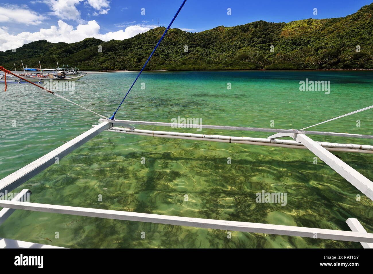 Sailing Bacuit bay from Corong Corong to Vigan island-Snake island ...