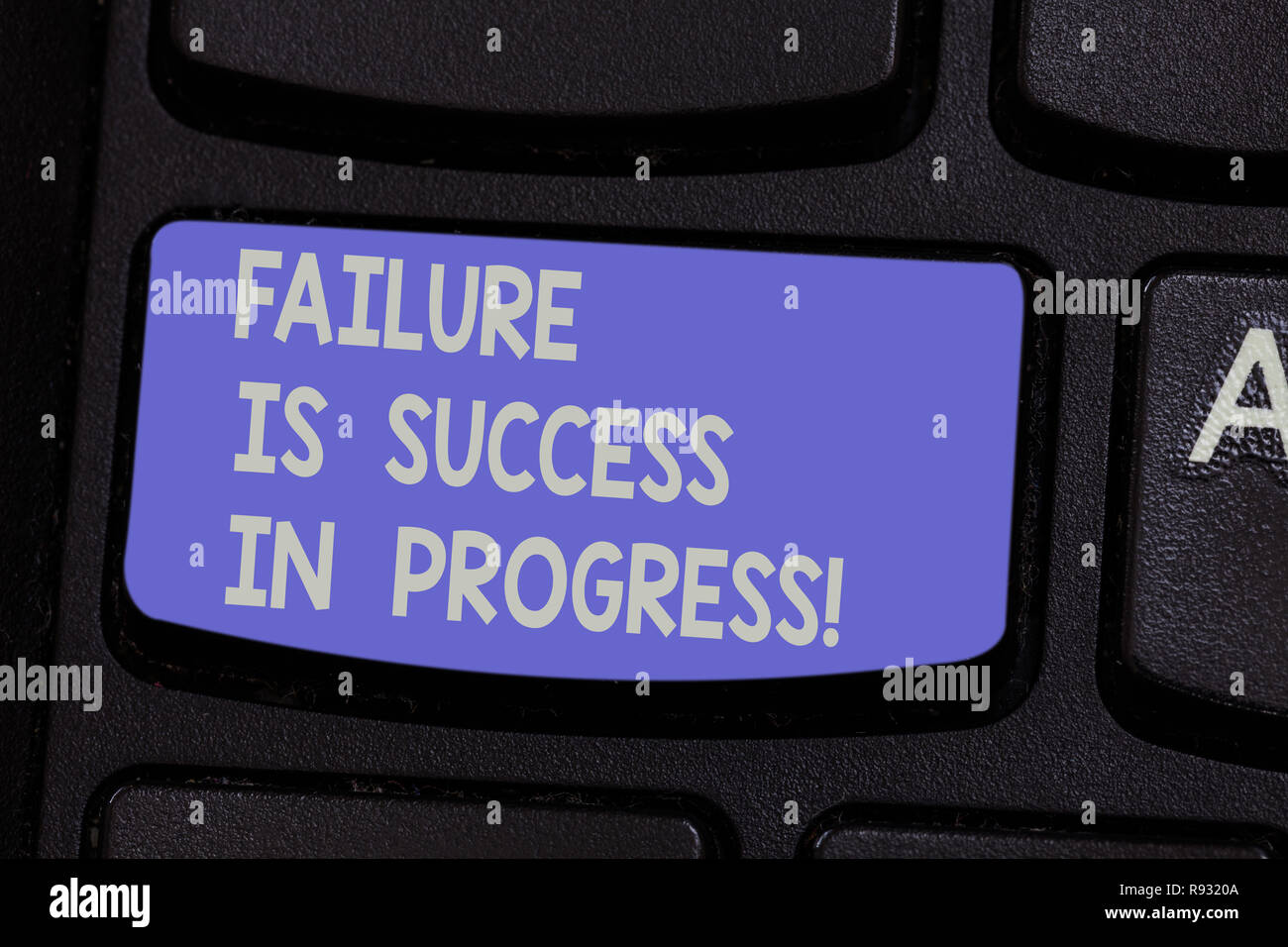 Text sign showing Failure Is Success In Progress. Conceptual photo You ...