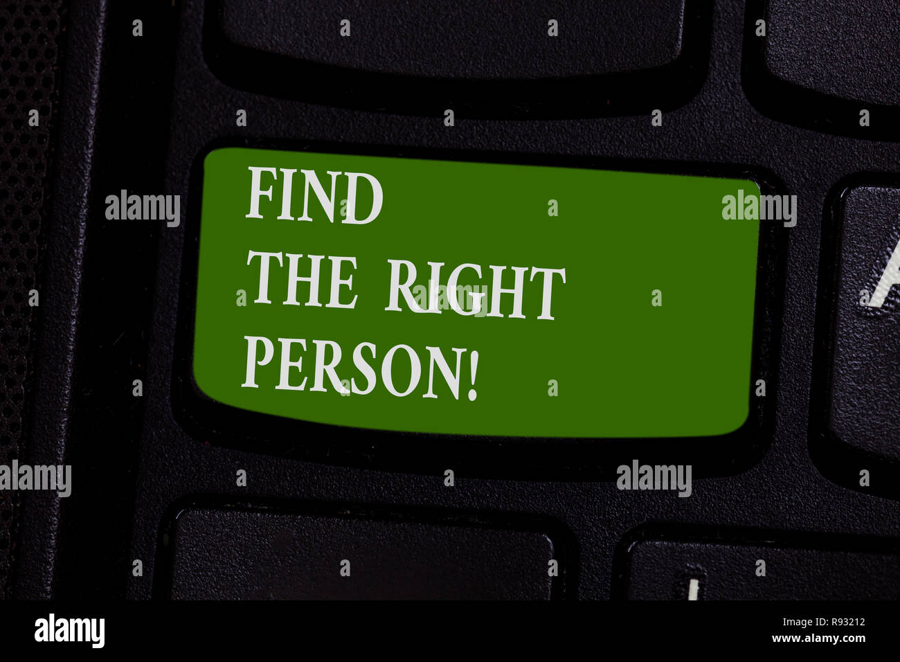 Word writing text Find The Right Demonstrating. Business concept for ...