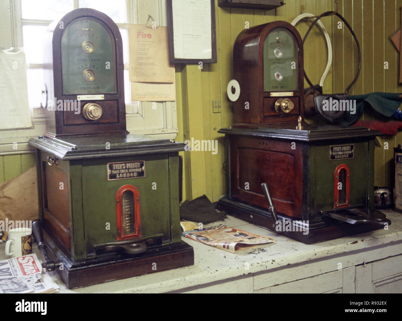Single track token machines hi-res stock photography and images - Alamy