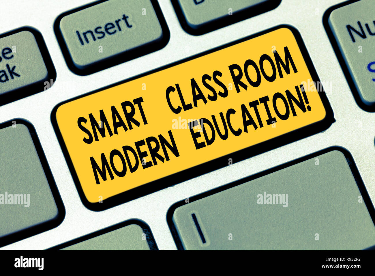 Word writing text Smart Class Room Modern Education. Business concept ...