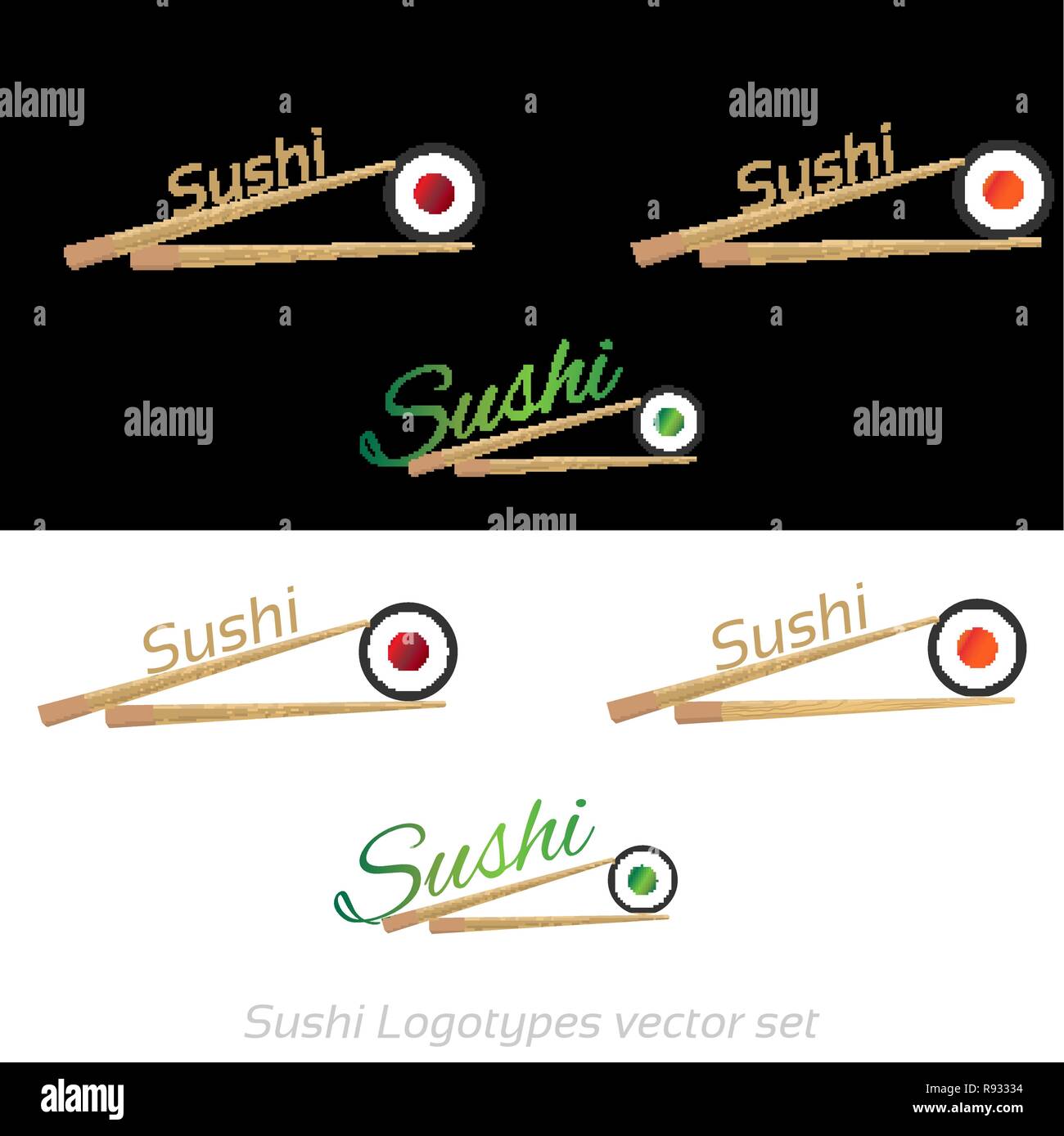 Seaweed on wood Stock Vector Images - Alamy