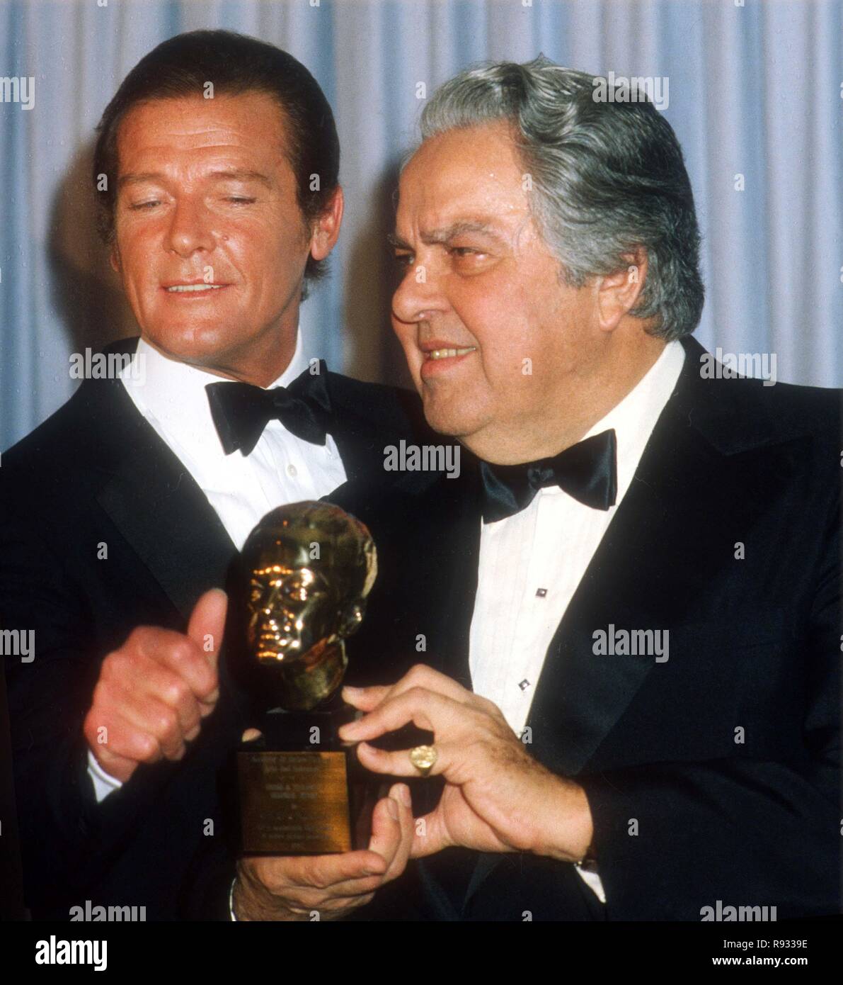 Roger Moore Albert Cubby Broccoli Undated Photo By John Barrett ...