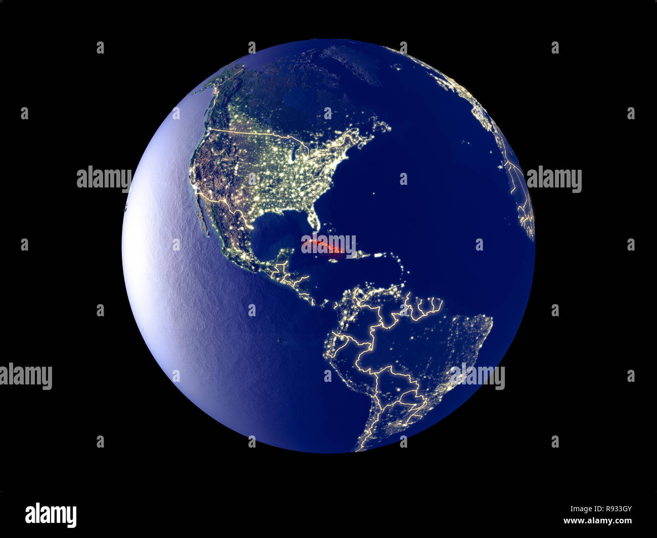 Cuba map and cities hi-res stock photography and images - Alamy