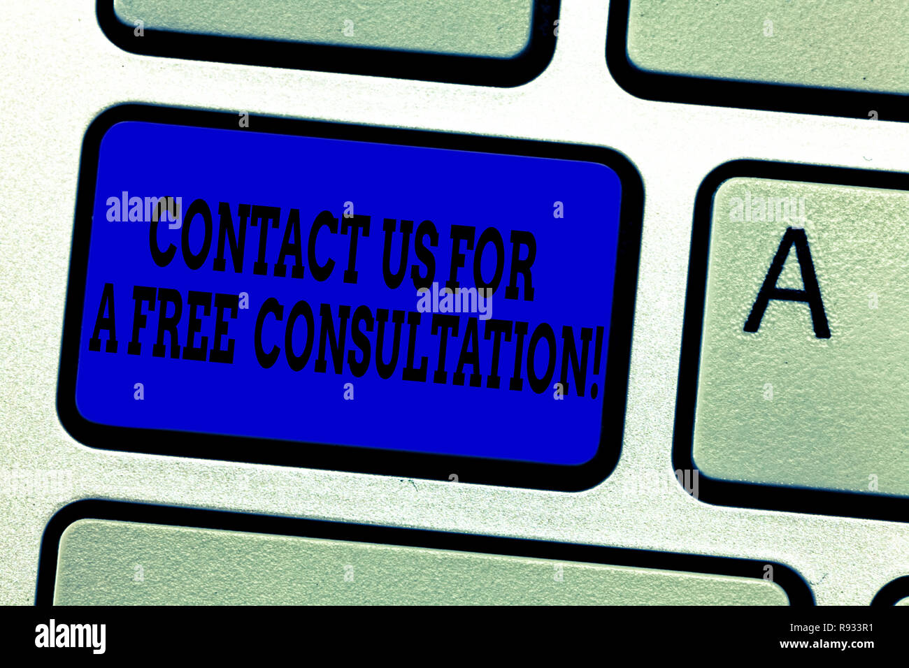 Word writing text Contact Us For A Free Consultation. Business concept ...