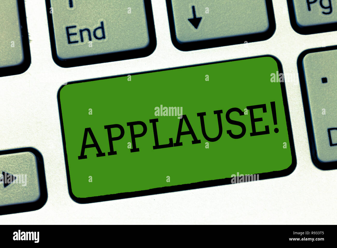 Conceptual hand writing showing Applause. Business photo showcasing ...