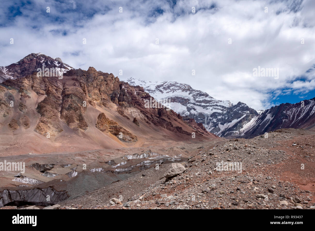 Adventure with mountains, snow, beautiful skies, and more in Aconcagua national park. Insane ...