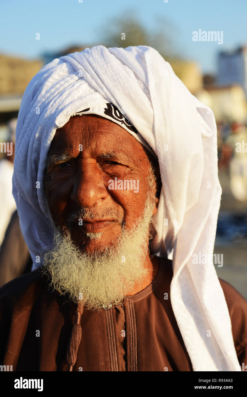 Portrait of an Omani man taken in Mutrah, Oman Stock Photo - Alamy