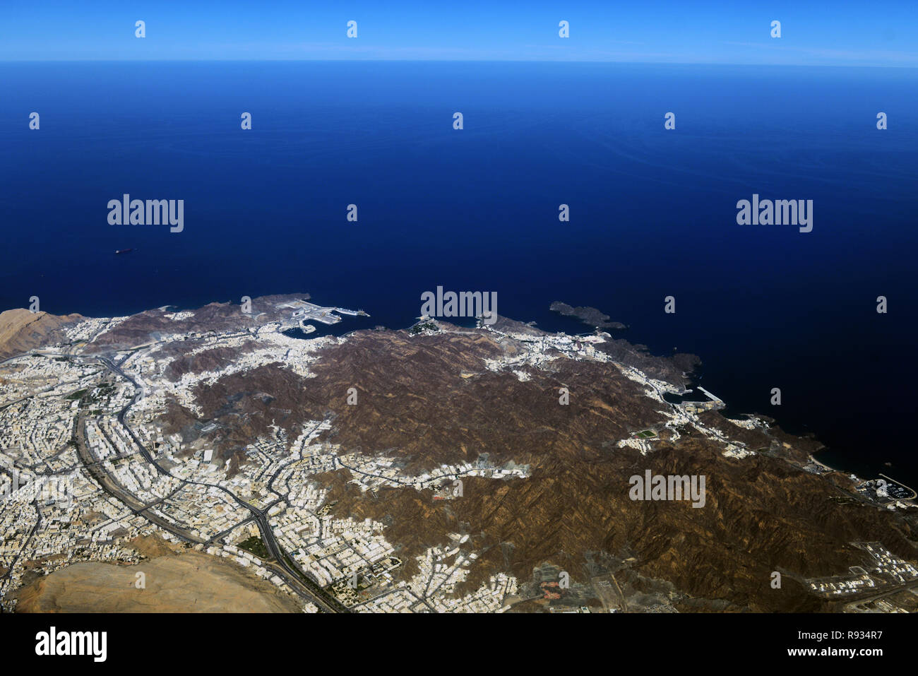 Muscat aerial hi-res stock photography and images - Alamy