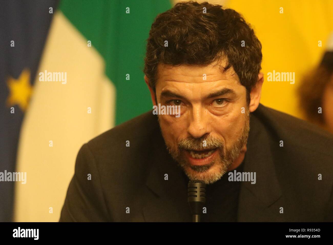 Napoli, Italy. 17th Dec, 2018. Alessandro Gassman is an Italian actor ...