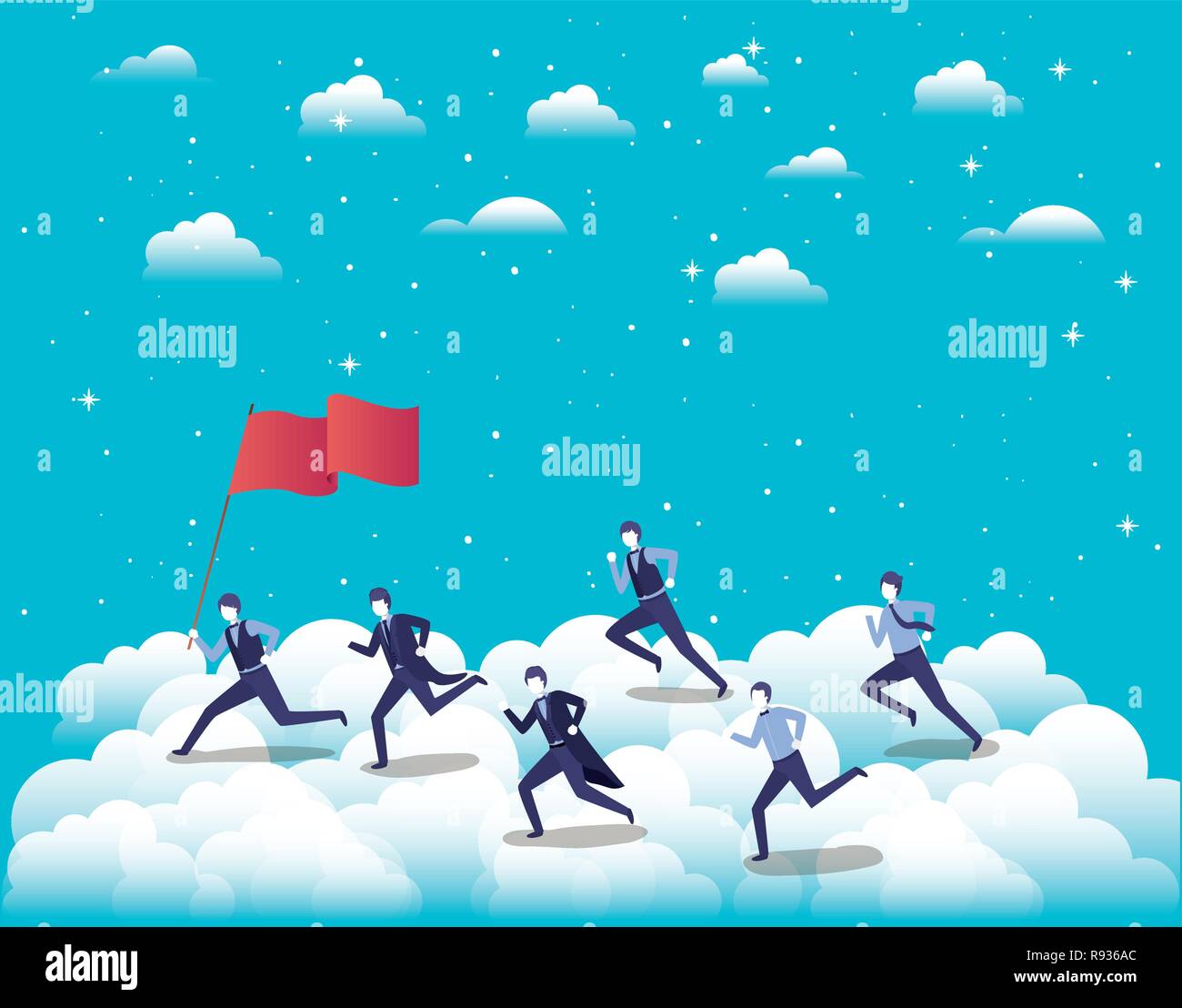 Compete competing in competition Stock Vector Images - Alamy