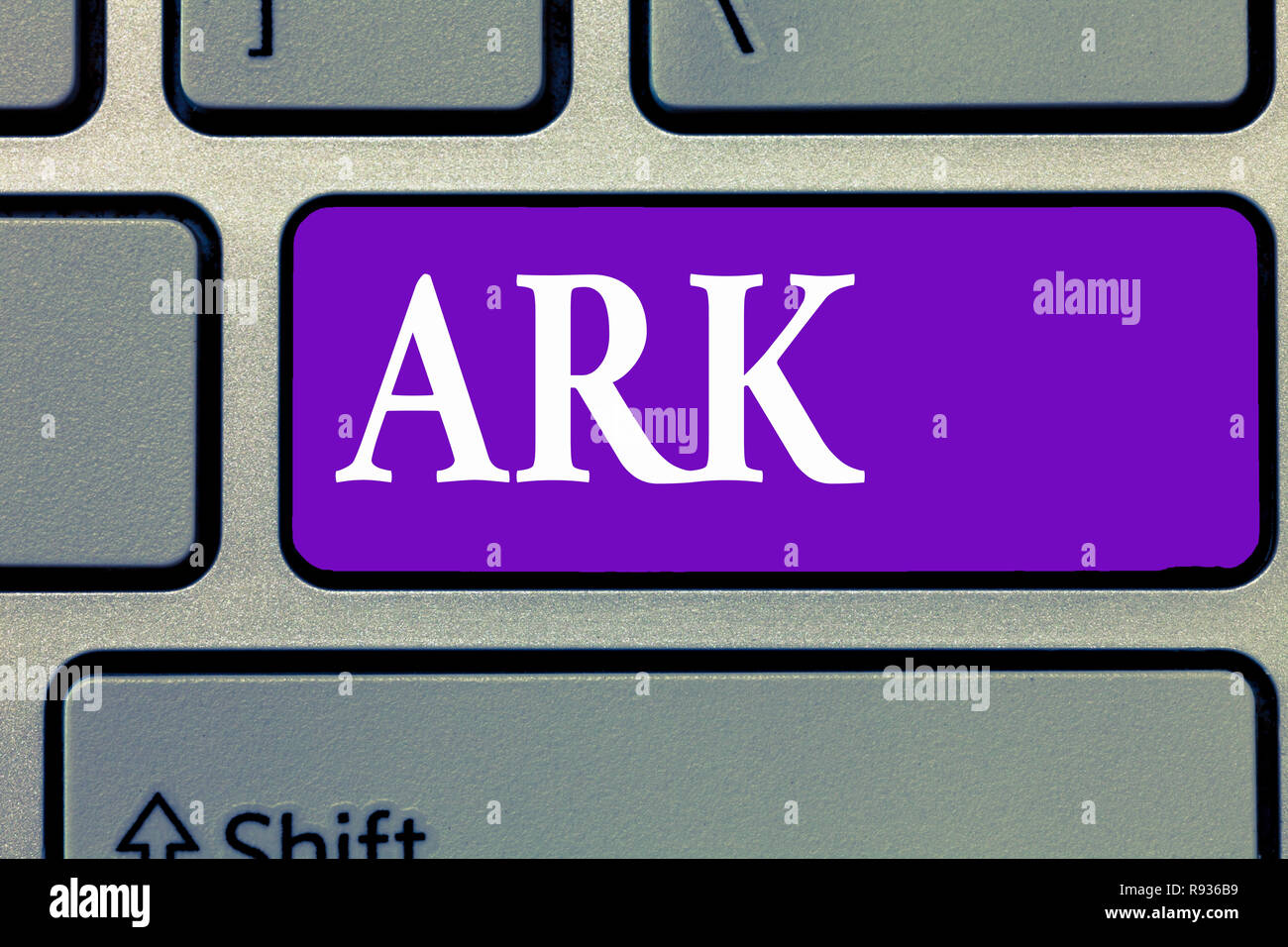 Word writing text Ark. Business concept for Large wooden ship built by ...